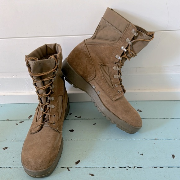 McRae | Shoes | Usmc 95 Desert Combat Boots Coyote Leather Suede Nylon ...